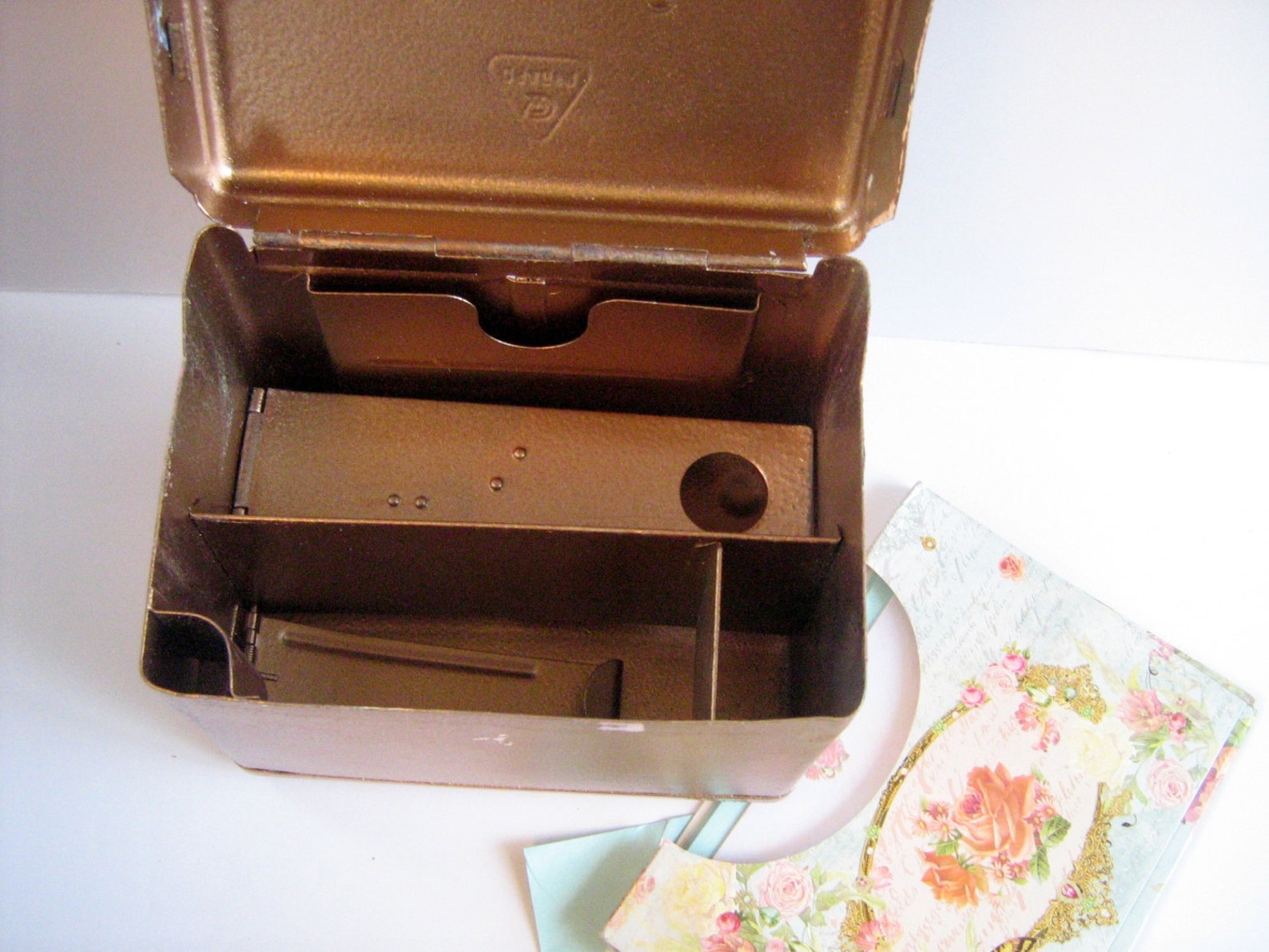 Industrial Metal Gas Detector DRAGER Carry Case Handled Box, Rustic ...