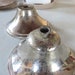 Vintage Large Gold Painted Brass Bell Shaped Canopies. Ceiling Canopies ...