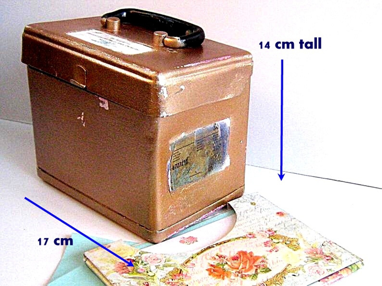 Industrial Metal Gas Detector DRAGER Carry Case Handled Box, Rustic ...