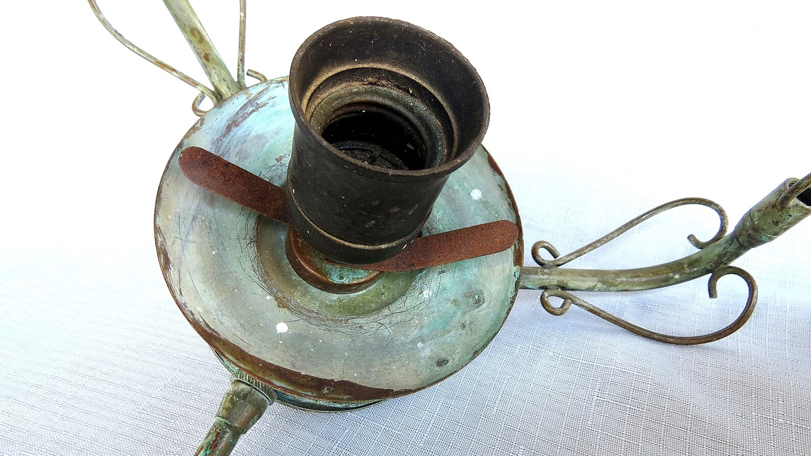 Copper Delicate Ornate 3 Branch Filigree Lamp. Vintage Pendant - Etsy