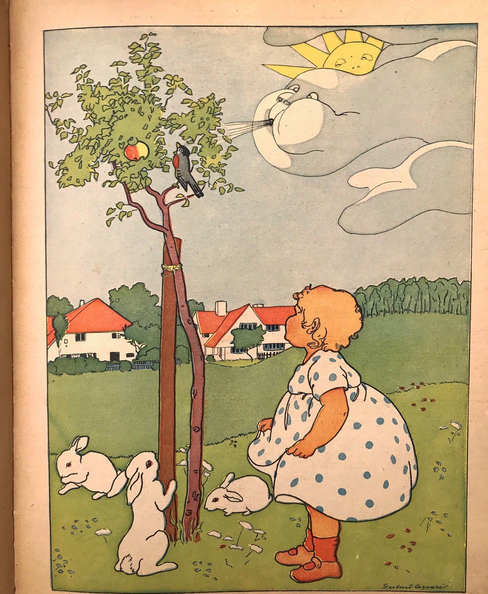 VINTAGE German Children Book Gertrud U Walther Caspari Abt. | Etsy