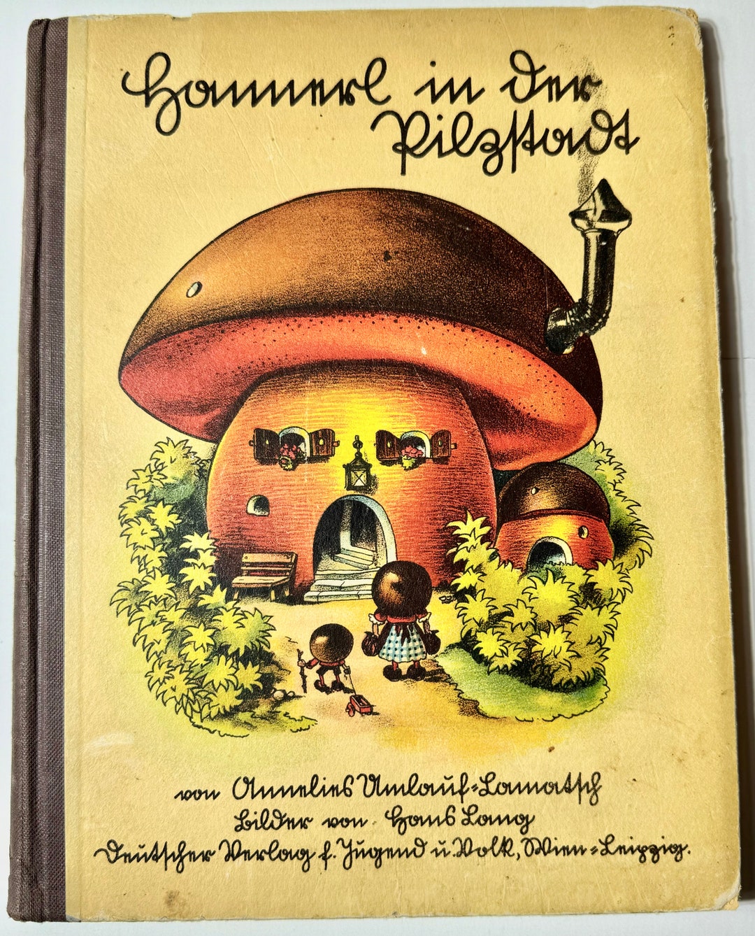 1950s German Children's Book: Mushroom City Life, Hans Lang ...