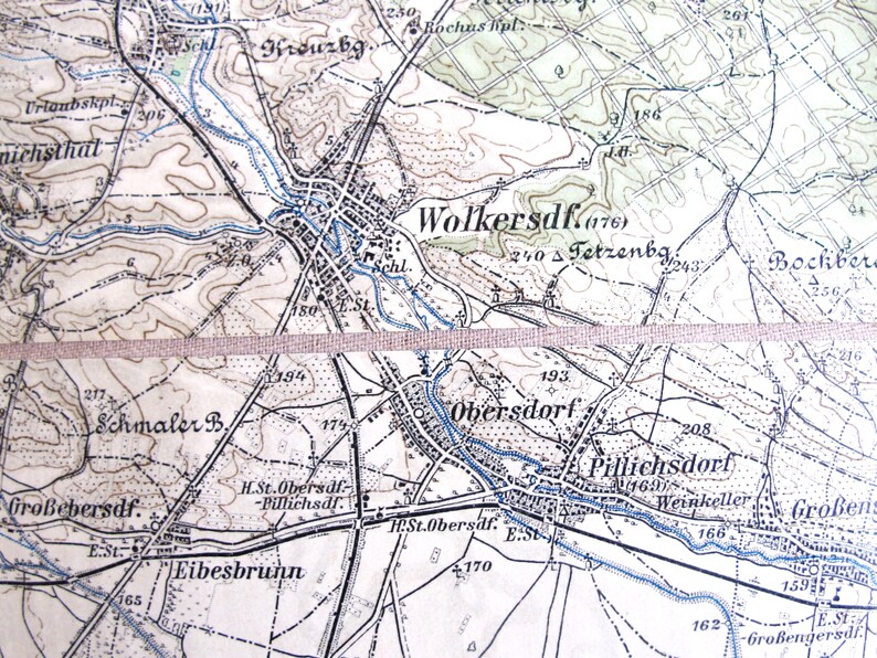 1920/30s 8 MAPS of Trails Through the VIENNA Woods Freytag & | Etsy