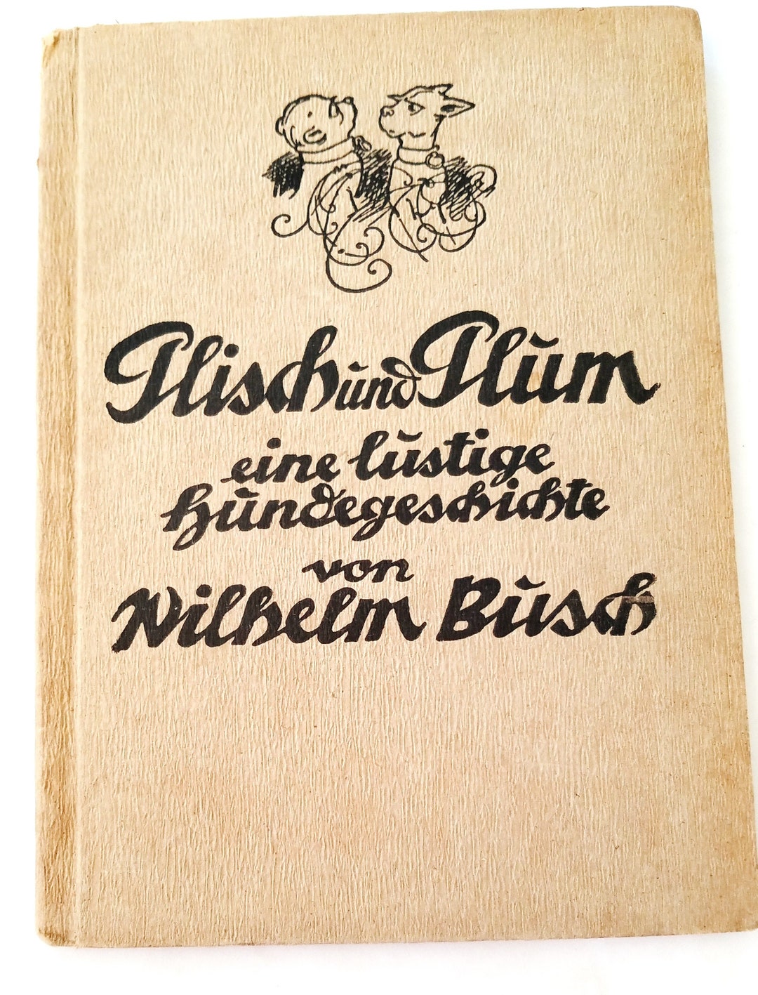 1924 Plisch Und Plum Book by Wilhelm Busch: Early German Comics - Etsy