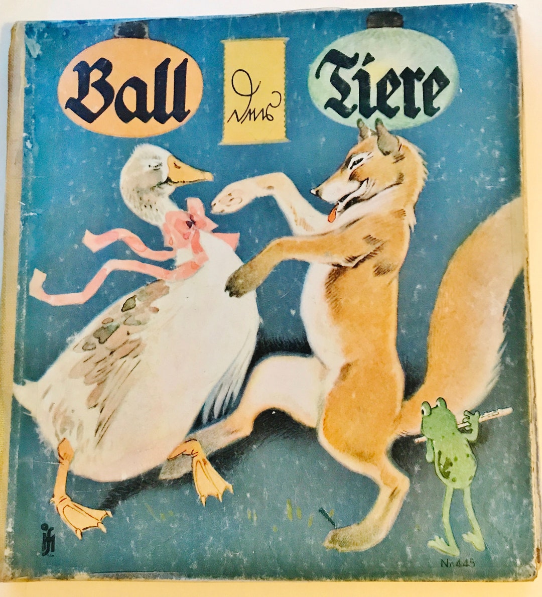 1900 GERMAN CHILDREN BOOK, Fritz Baumgarten Illustrator , Sutterlin ...