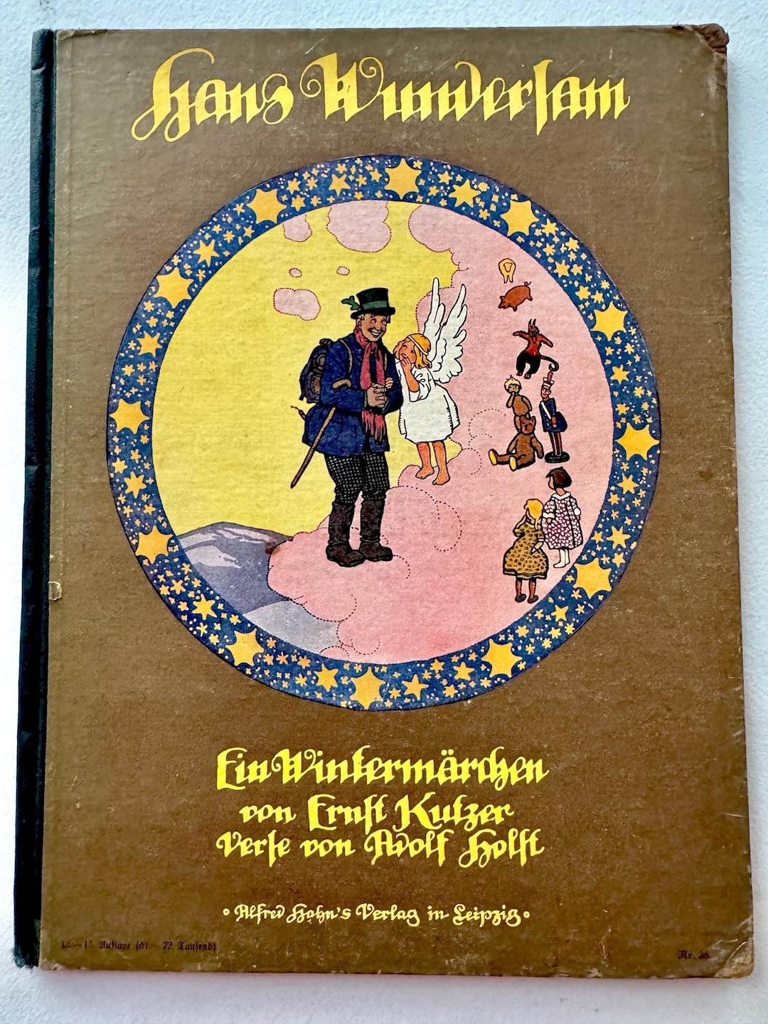 Ca 1925 Old GERMAN CHILDREN BOOK, Hans Wundersam, Ernst Kutzer ...