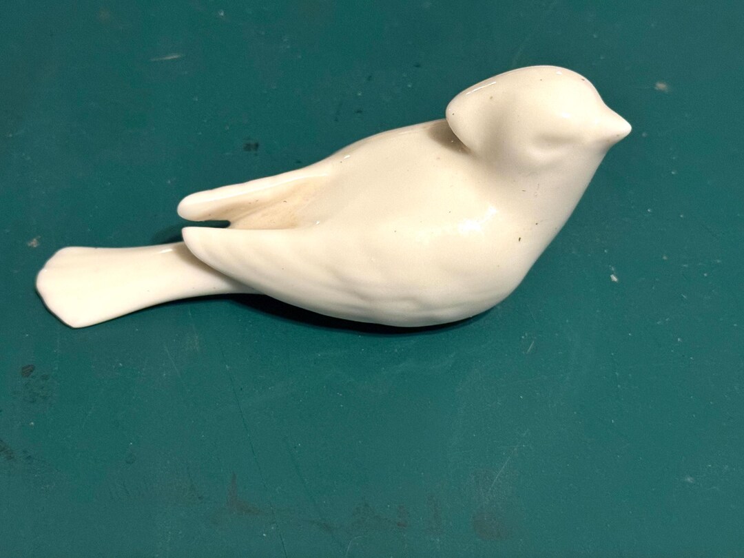 Antique LENOX CARDINAL BIRD, Ivory Porcelain, Green Lenox Icon 1931 ...
