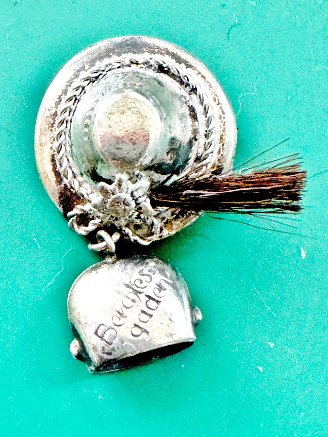 Vintage Silver GERMAN HAT PIN Berchtesgaden Souvenir Pin, Bavarian Hat ...