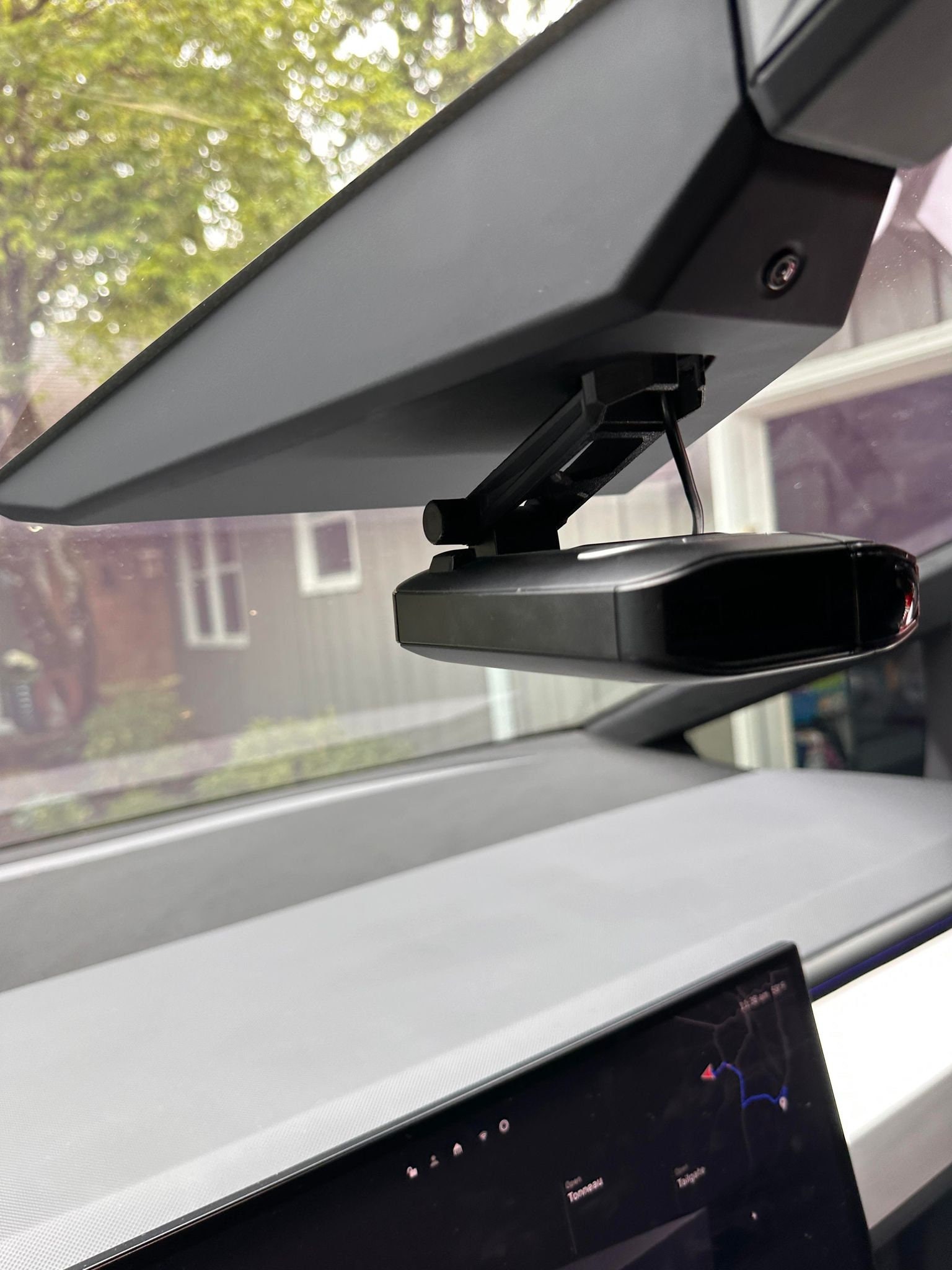 Cybertruck Escort Radar Detector Mount Rear View Mirror - Etsy