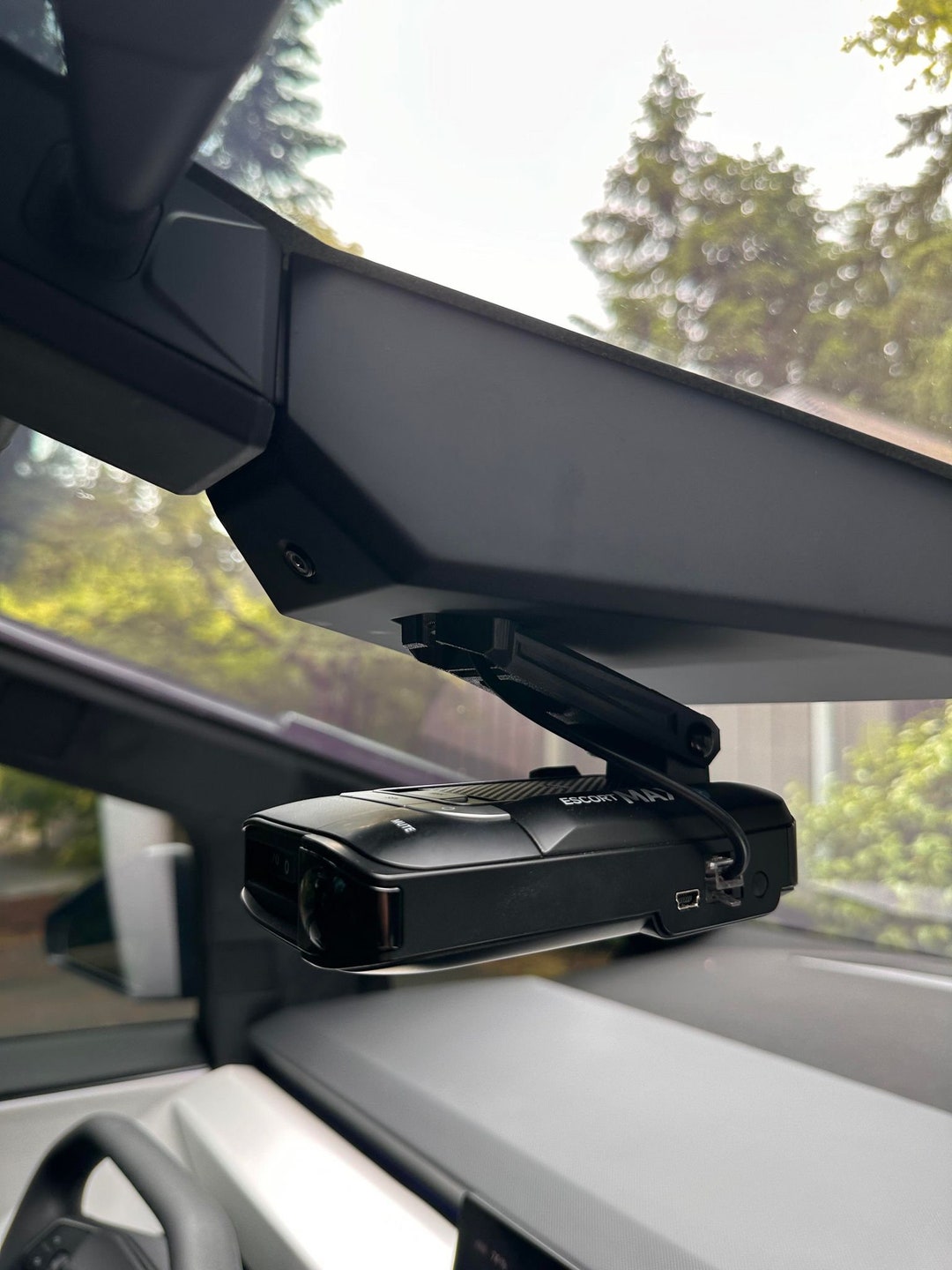 Cybertruck Escort Radar Detector Mount Rear View Mirror - Etsy