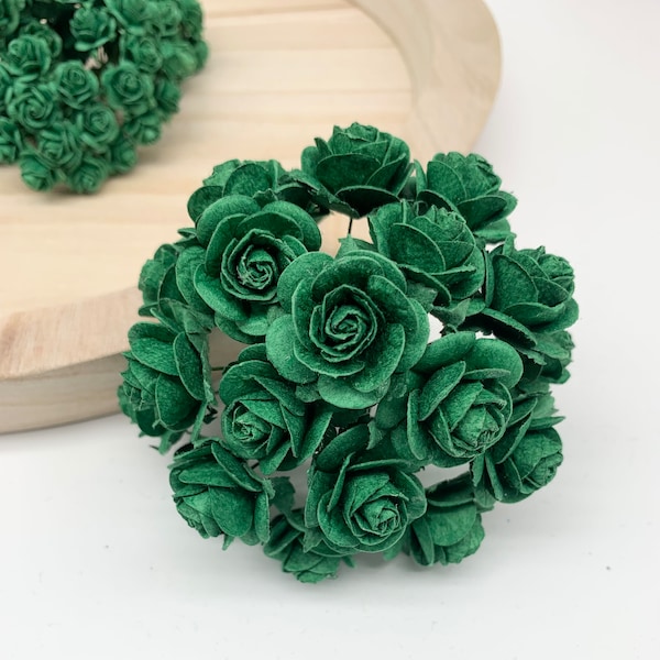 Green Paper Flowers - Etsy