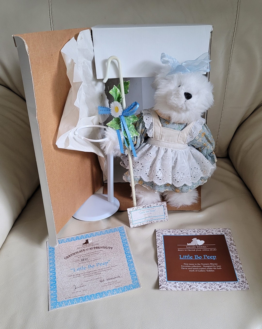 Ashton Drake 1995 Gallery Teddy Bears With Box Joan Davis - Etsy