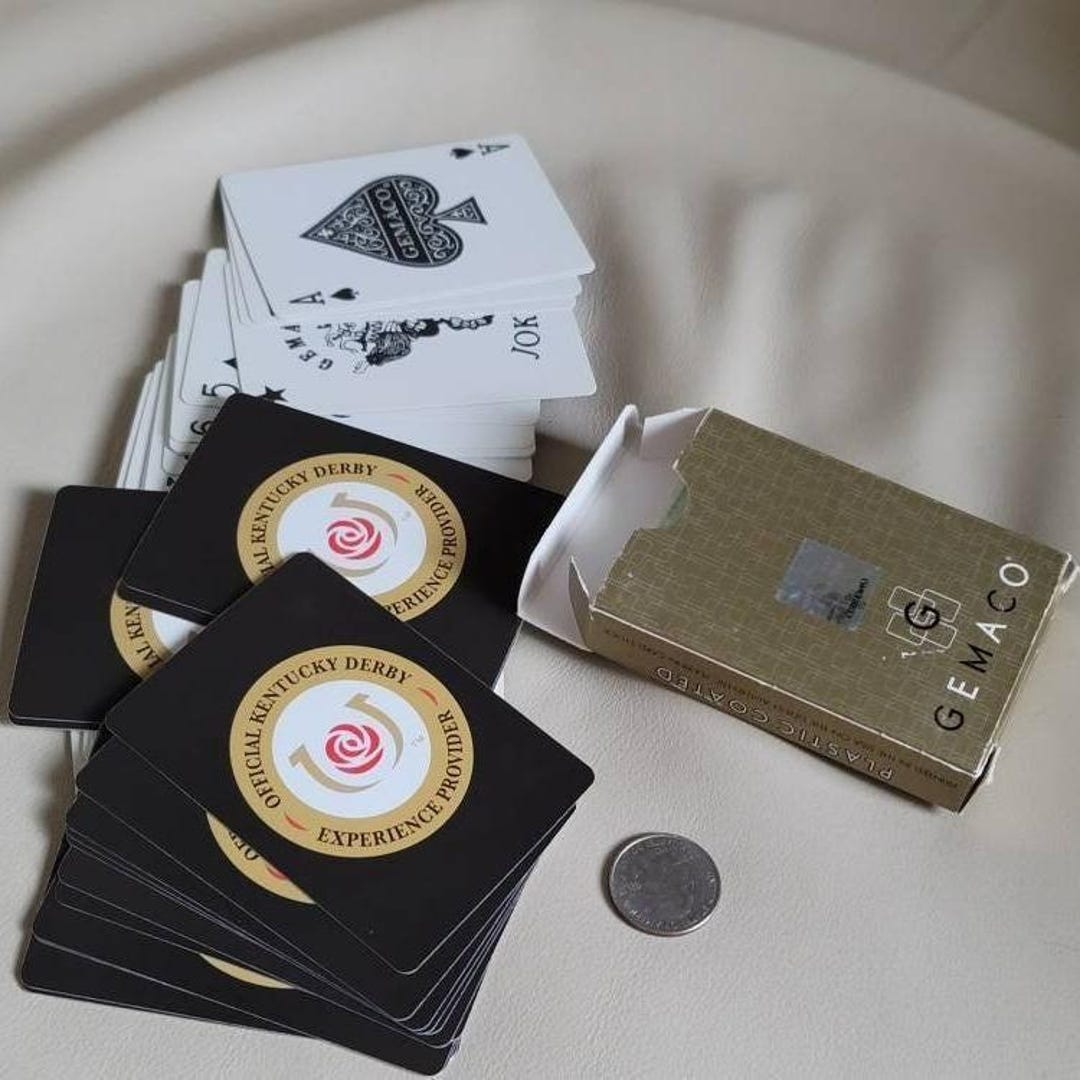 Original Kentucky Derby Playing Cards, Churchill Down Licensed. Card ...