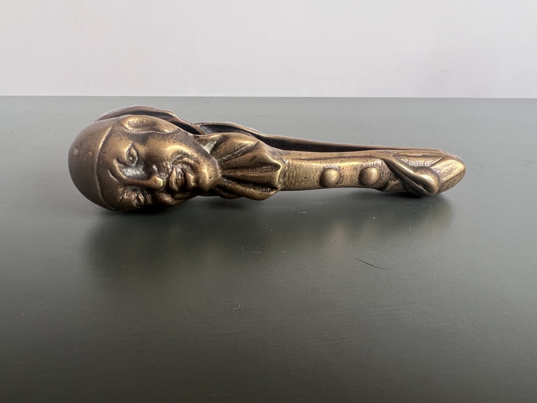 Vintage Solid Brass Jesters Nutcracker, Clown Brass, Christmas Gift ...