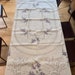 Vintage 1970s Violet Floral Tablecloth, Extra Large Vinyl Tablecloth ...
