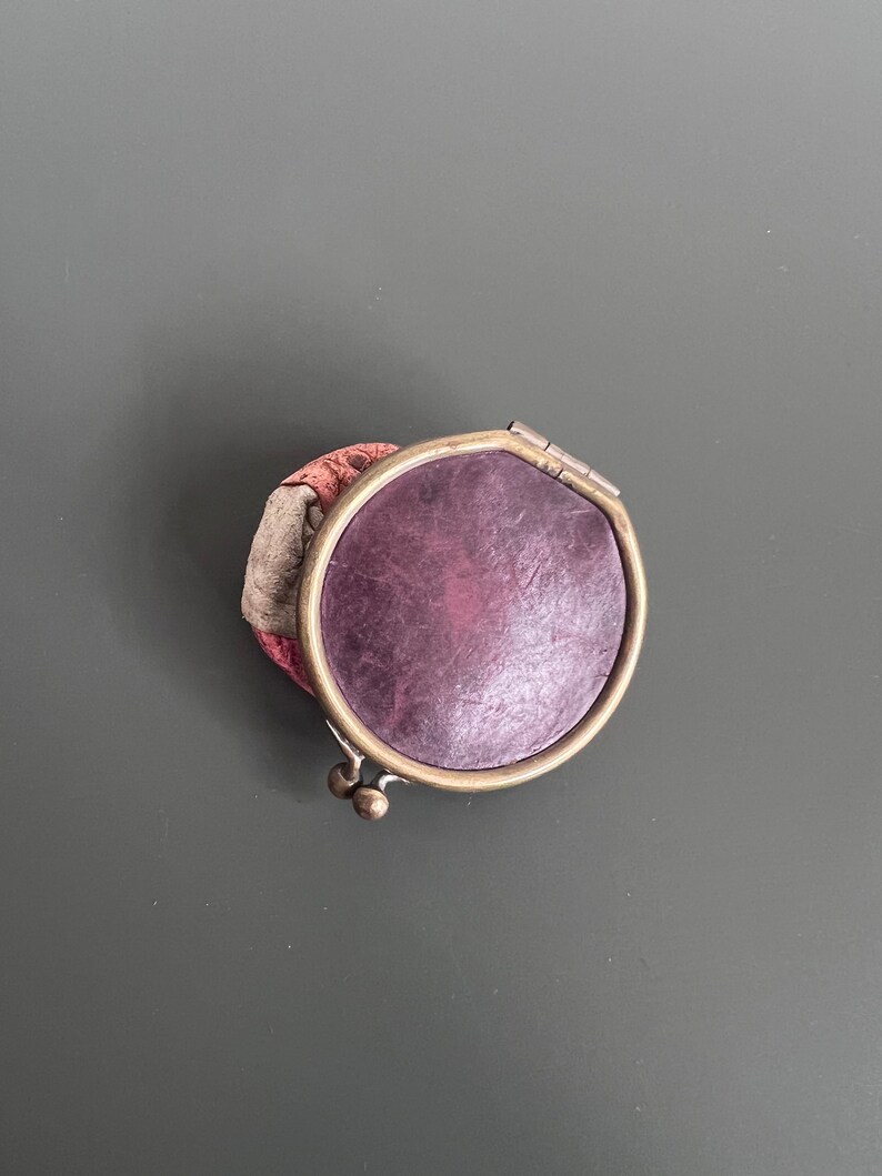 Vintage 1930s Leather Clown Coin Purse, Beautiful Leather Purse ...