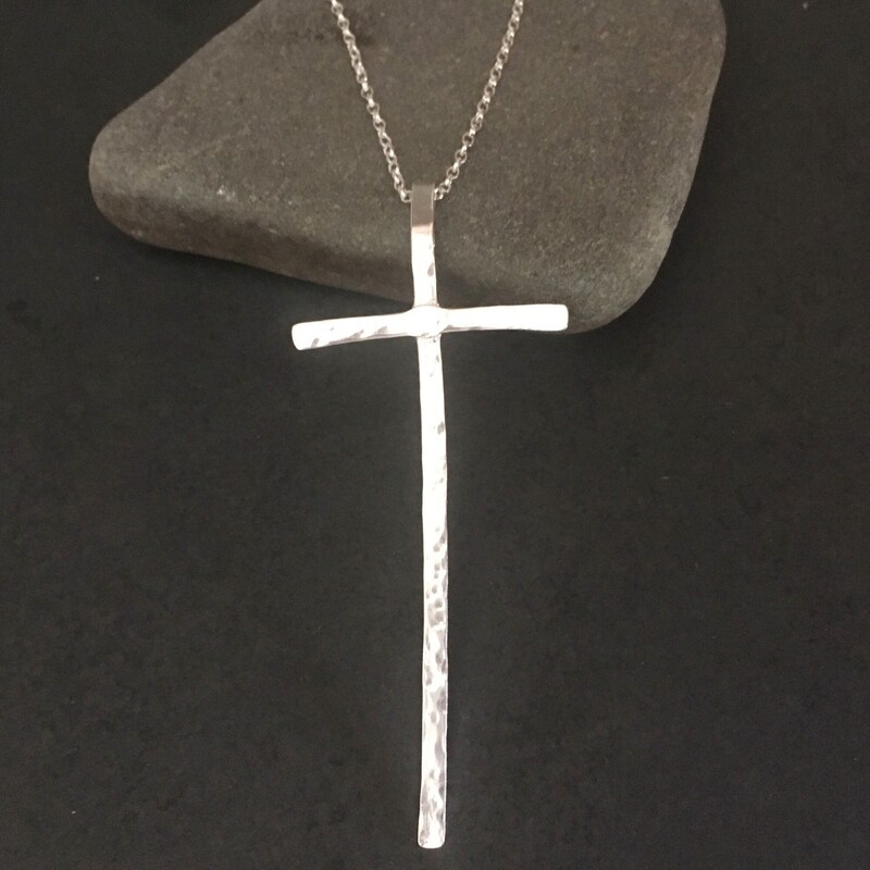 Large Cross Necklace - Etsy