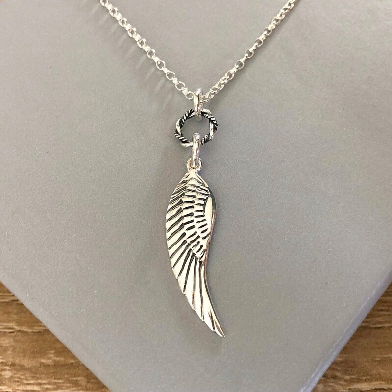 Angel Wing Necklace - Etsy