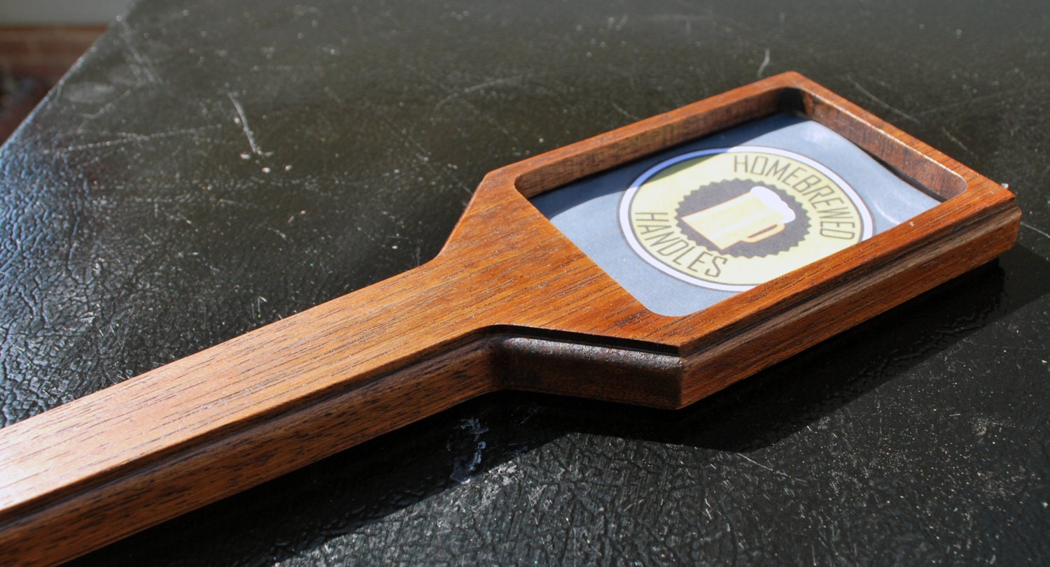 Large Brazilian Cherry Tap Handle Interchangeable Logo / - Etsy
