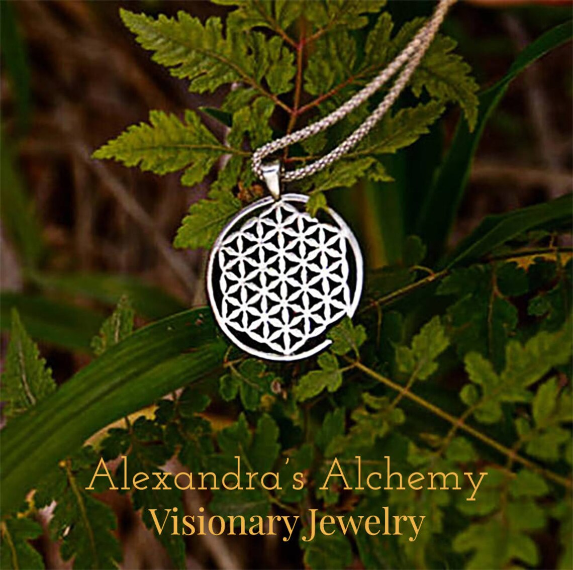 Flower of Life Pendant/ Flower of Life Necklace / Sacred - Etsy
