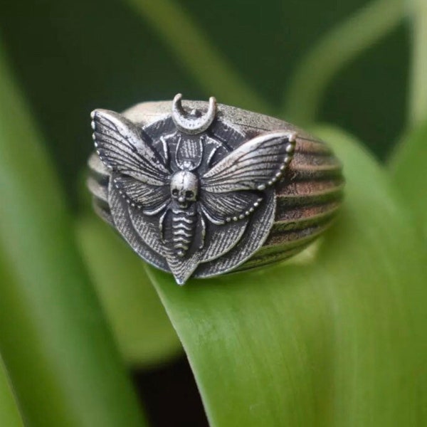 Moth Ring - Etsy