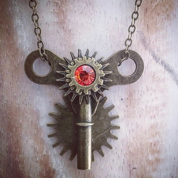 Clock Necklace - Etsy