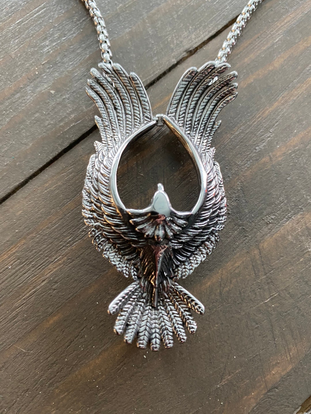 Eagle Pendant Necklace - Etsy