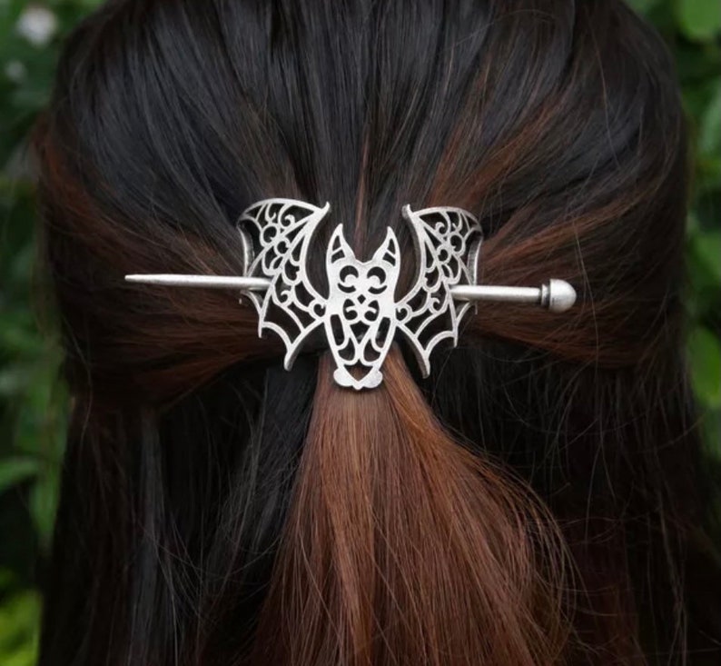 Silver Hair Pin - Etsy