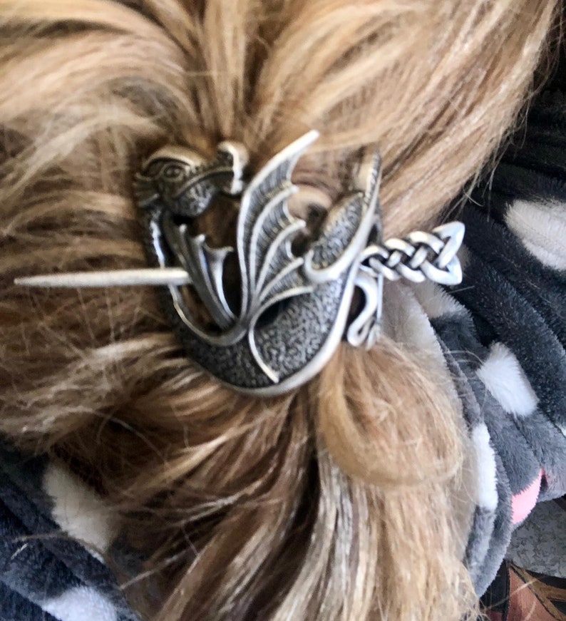 Silver Hair Pin - Etsy