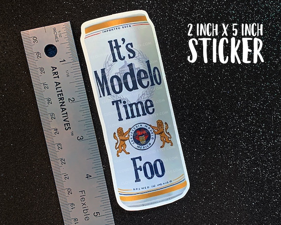 It's Modelo Time Foo the OG Best Seller MTF Sticker | Etsy