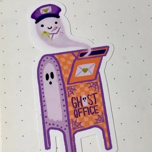 Ghost Office Happy Mail Spooky Halloween Postal Themed Pen Pal Small ...