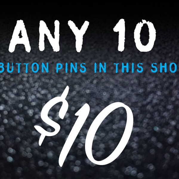 Button Pins - Etsy