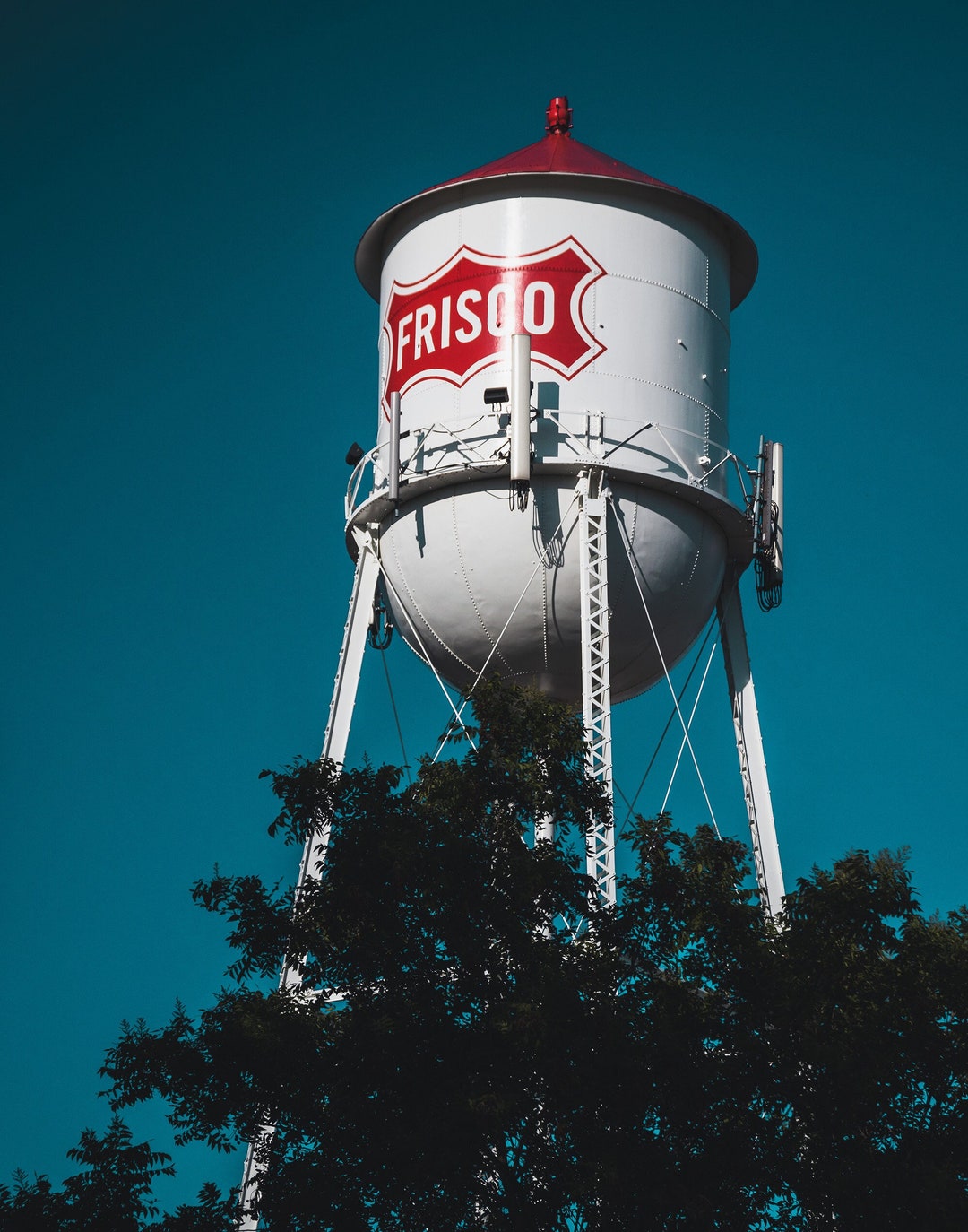 Frisco Texas Water Tower Landmark Photography, Digital Download - Etsy