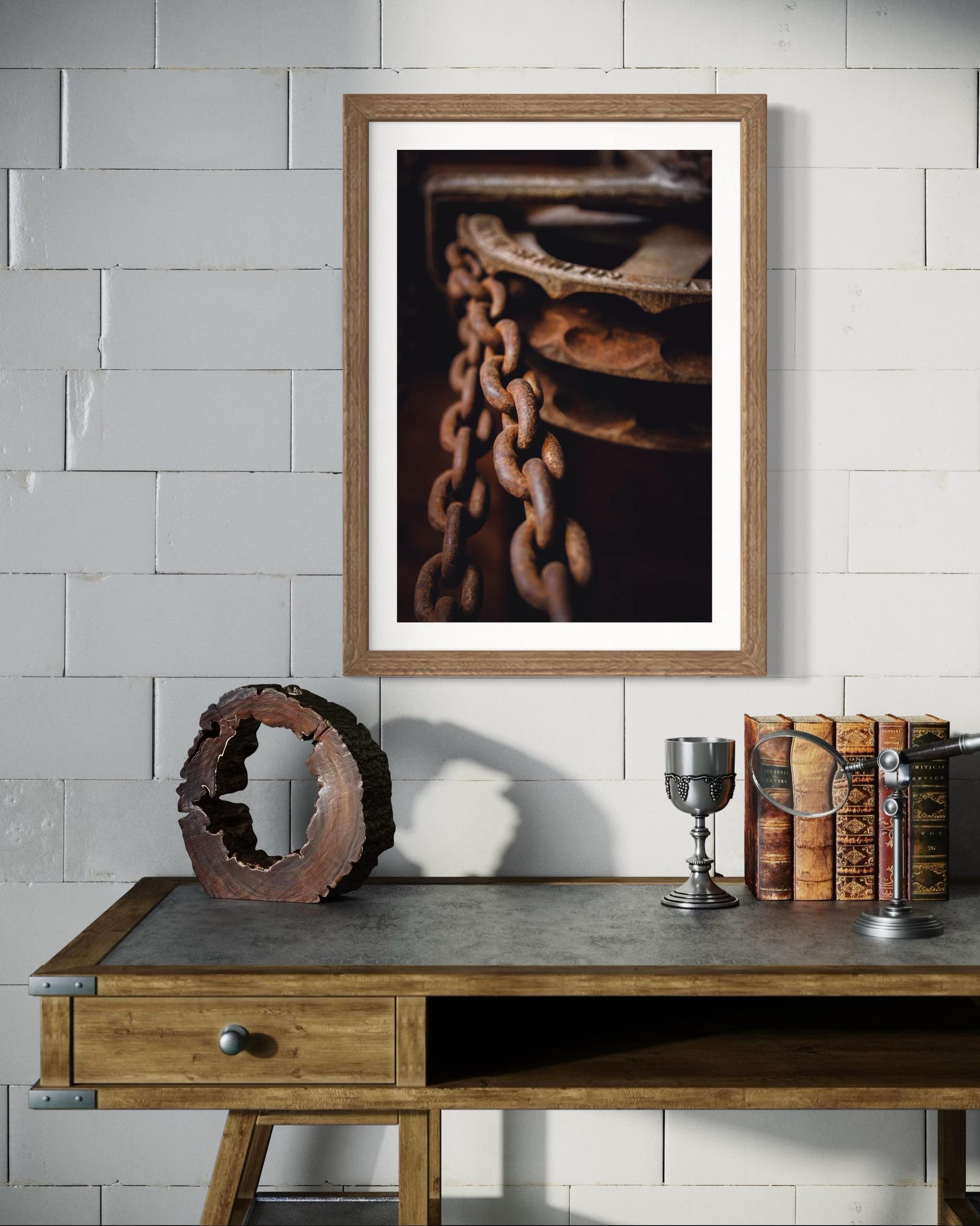Rusted Pulley Industrial Photography Rustic Farmhouse Fine Art Print ...
