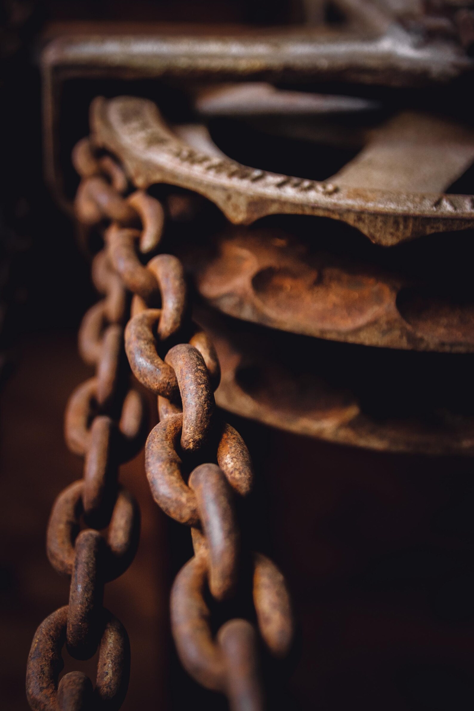 Rusted Pulley Industrial Photography Rustic Farmhouse Fine Art Print ...