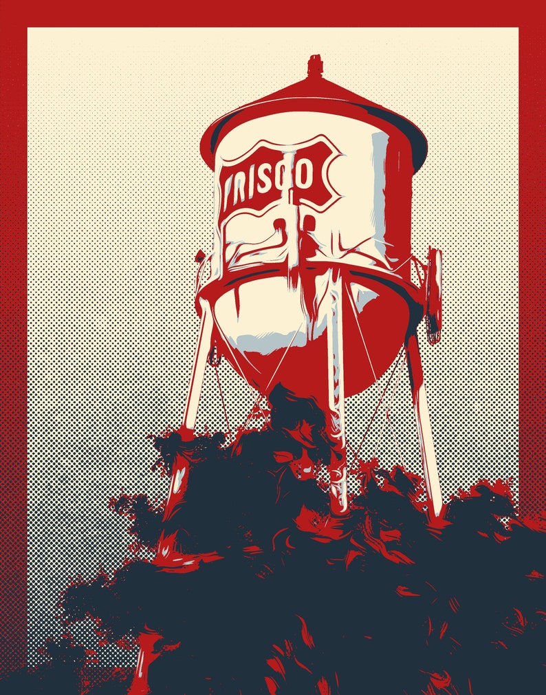 Frisco Texas Water Tower Architecture Fine Art Texas Landmark Wall ...