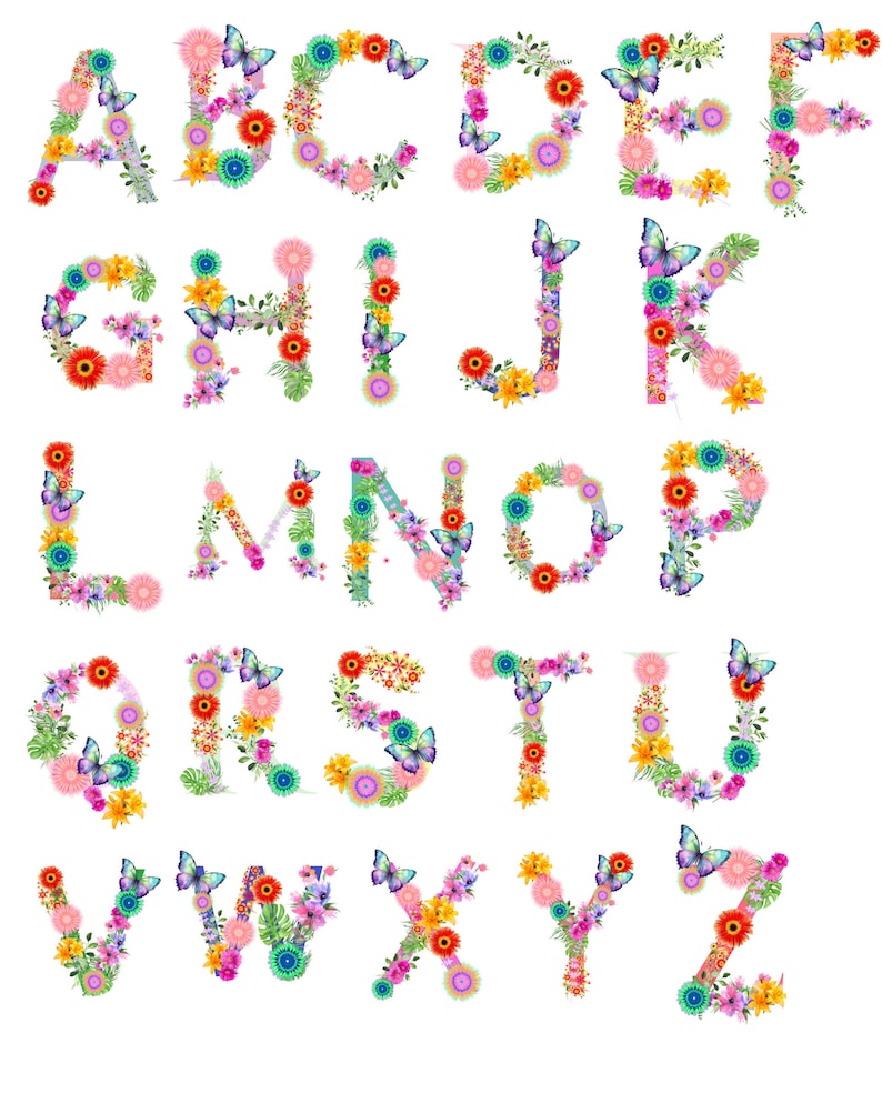 Custom Digital Initial Wall Art - Etsy