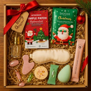 Holiday Spa Gift Set • Christmas Self-care Box • Relaxation Pamper Spa ...