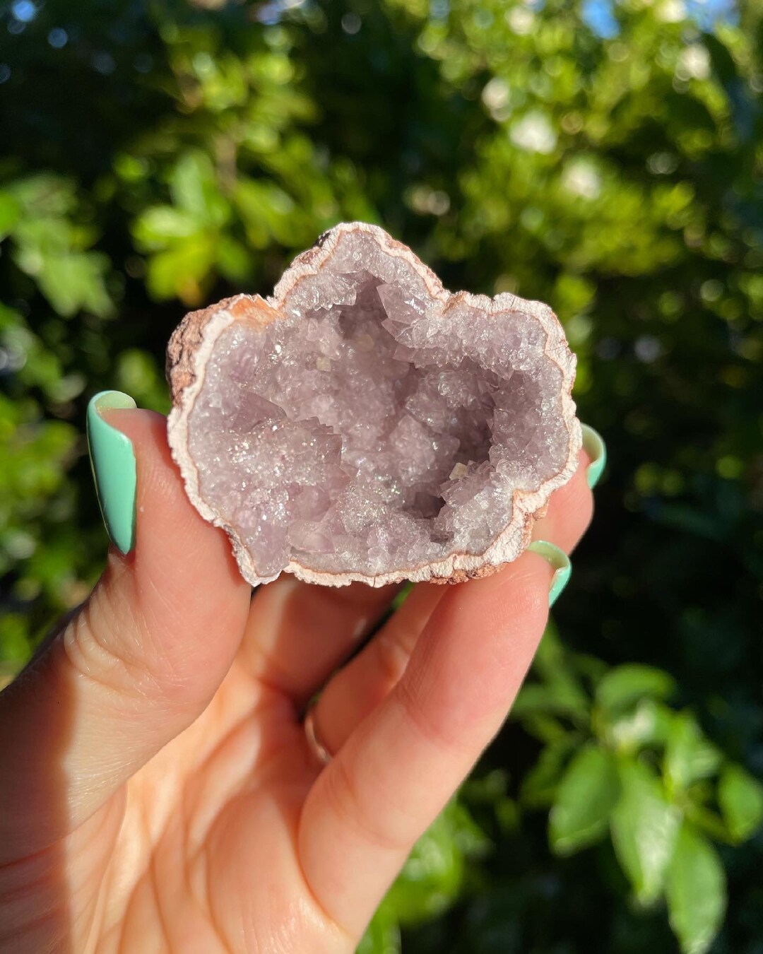 Pink Amethyst Cluster | Pink Amethyst Geode - Etsy