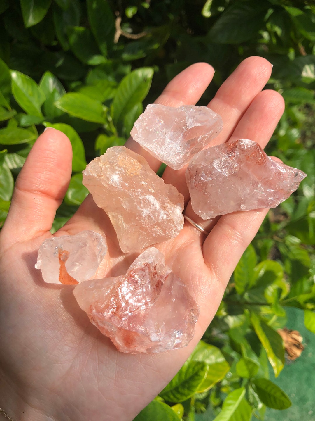 Raw Hematoid Quartz Crystal | Fire Quartz | Quartz & Hematite ...