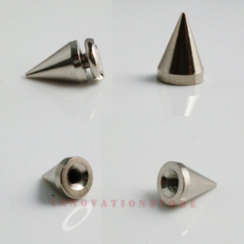 Silver 17mm Dragon Claw Spikes // Giant Spikes // Screwback - Etsy