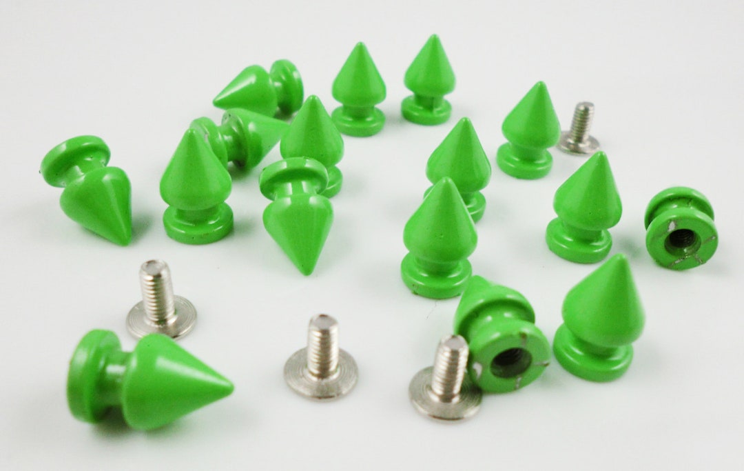 50pcs Multi Colors Tree Spike Studs Metal Screw Back Punk Style - Etsy