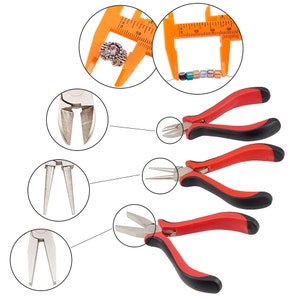 All in One Jewelry Making Tools Kit Set Pliers Scissors Needle | Etsy