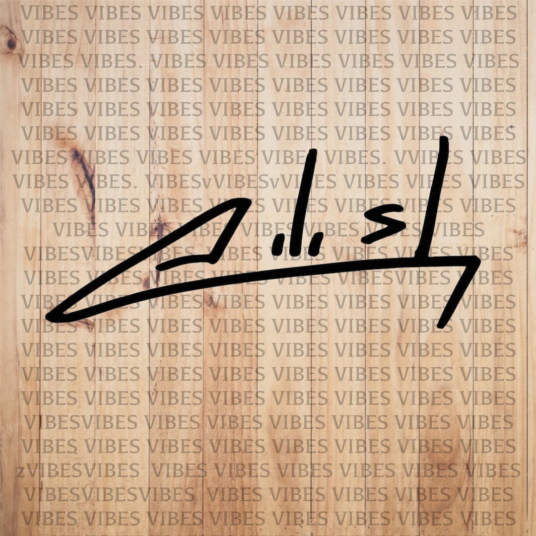 Billie Autograph Car Decal, Window, Bumper Sticker No Background - Etsy