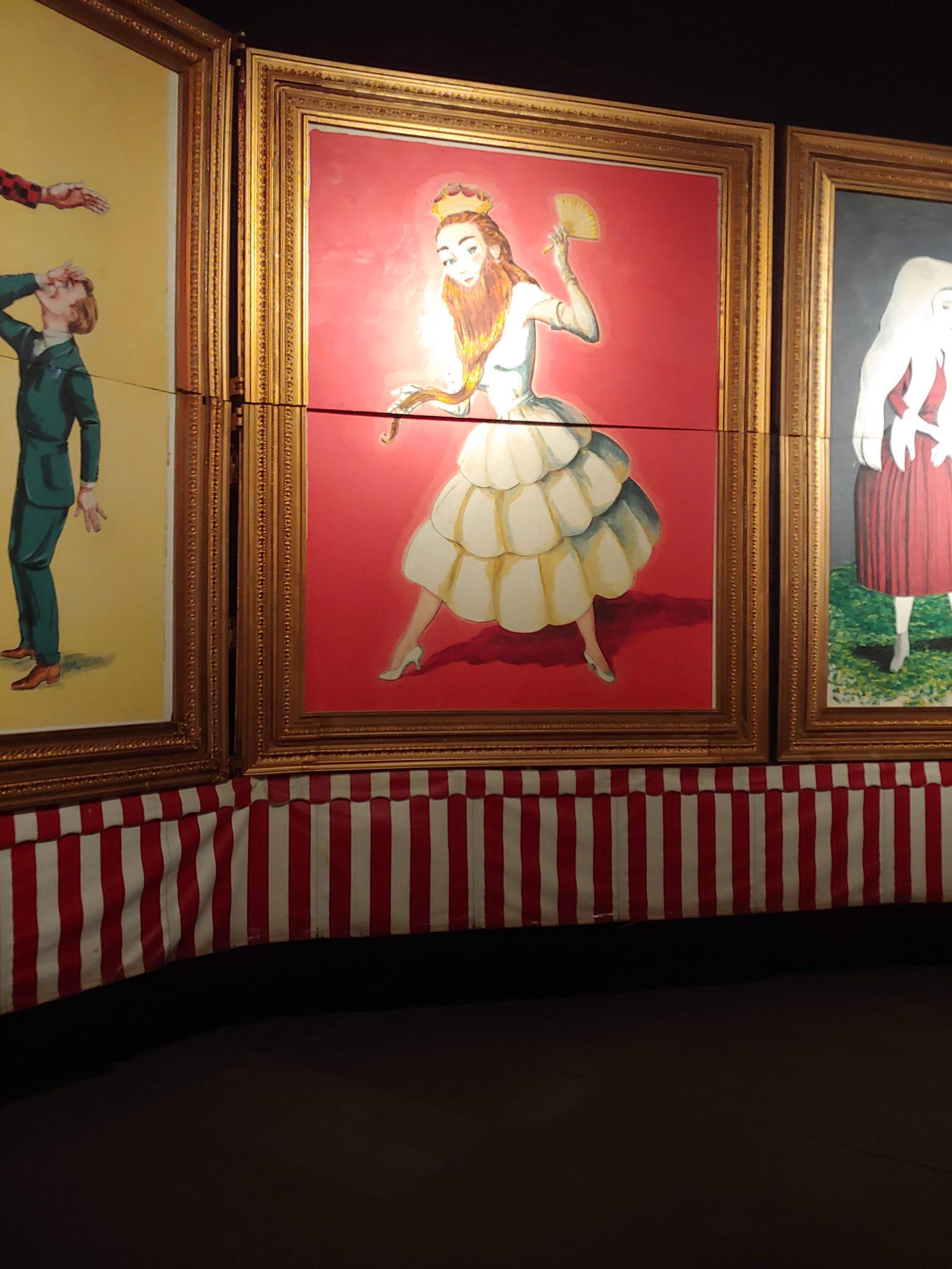 Live Mermaid ~ 6'x4' XL Vintage Freak Show / Sideshow / Human Oddities ...