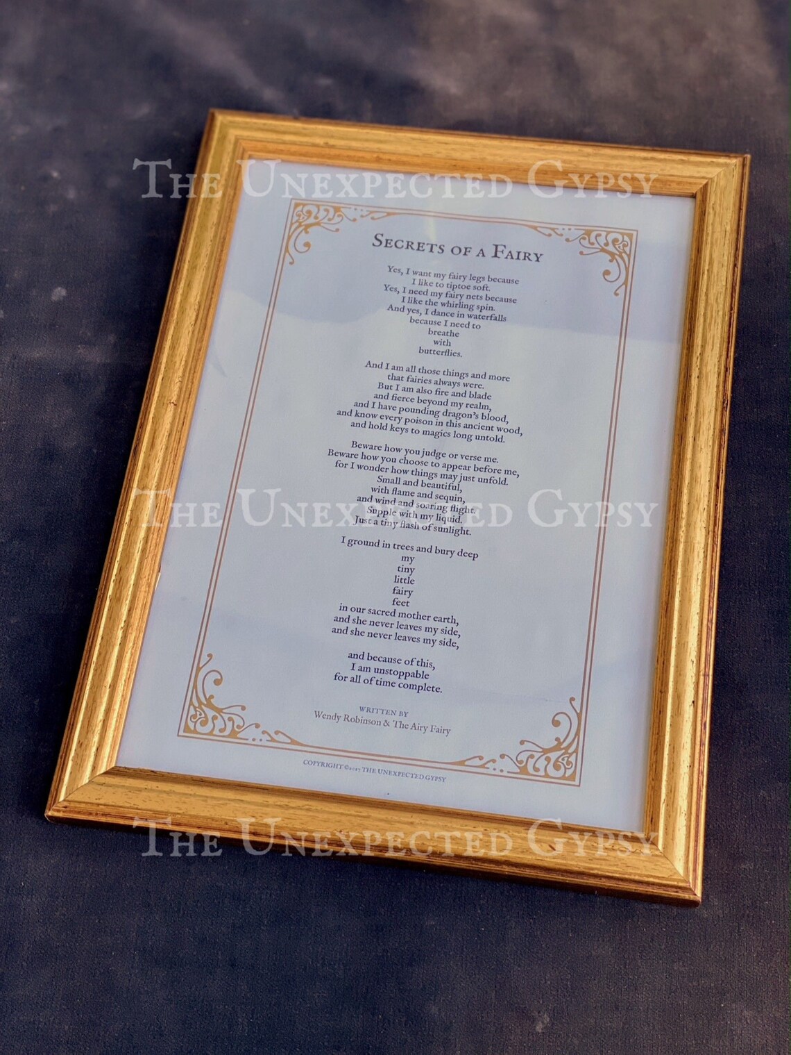Secrets of a Fairy Poem - Printable Original Poem by Me - Instant ...