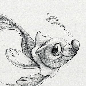Popplio - 5 X 7" Print (pokemon Drawing, Art, Artwork, Gaming, Nintendo ...