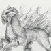 Entei - 8 X 10" Print (pokemon Drawing, Art, Artwork, Gaming, Nintendo ...