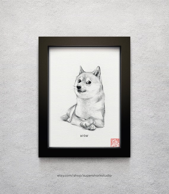 Shibe Doge Drawing