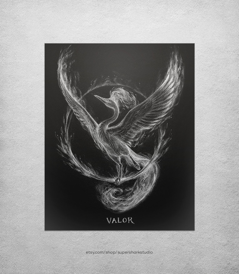Team Valor - 8 X 10" Print (pokemon Go Drawing, Moltres, Fire, Art ...